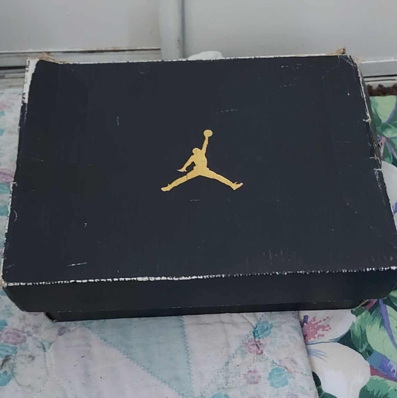 Jordan | Shoes | Jordan Black Box With Gold Logo | Poshmark